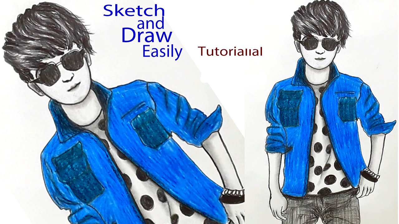 How To Draw a Cute Boy 😍 / Drawing 😱 - YouTube