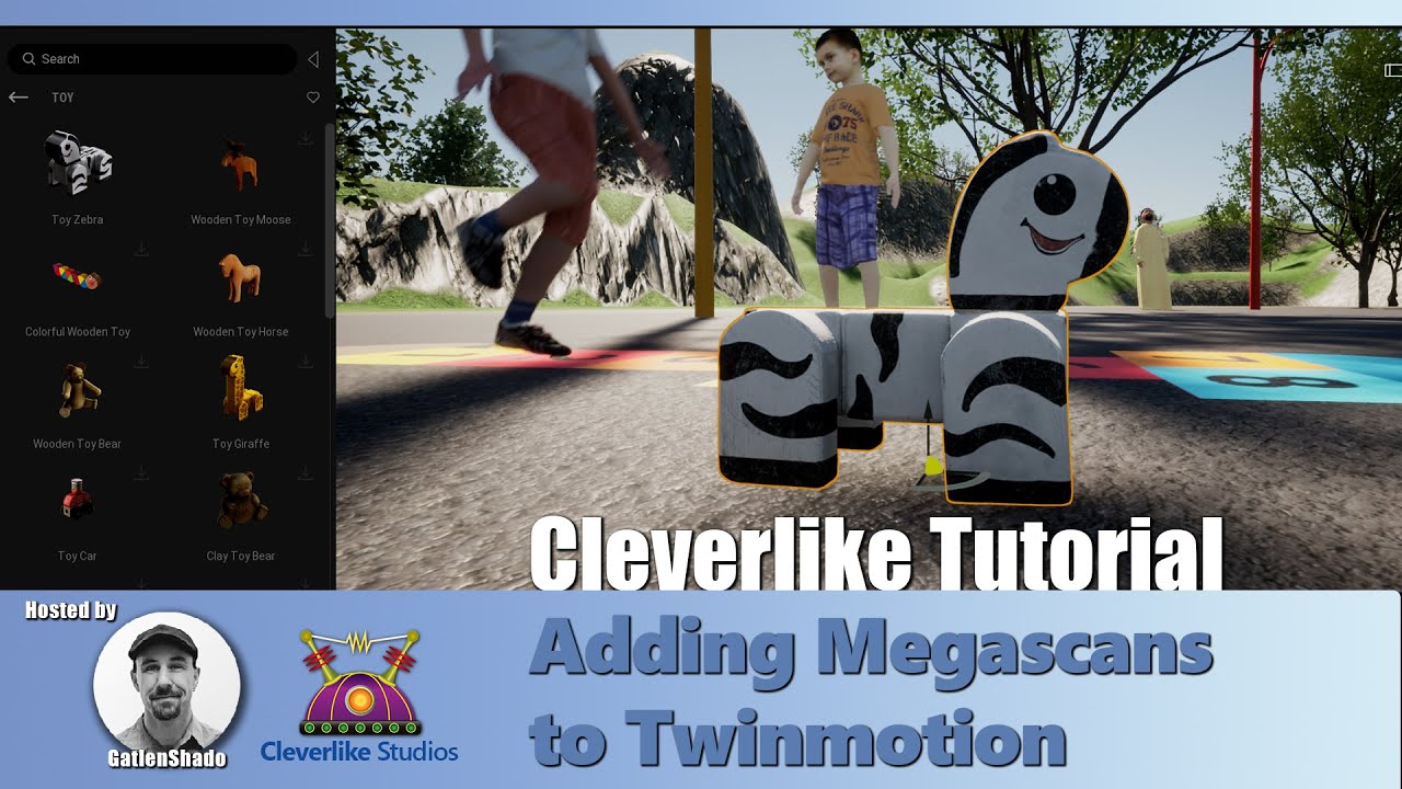 Adding Quixel Megascans assets to Twinmotion - YouTube