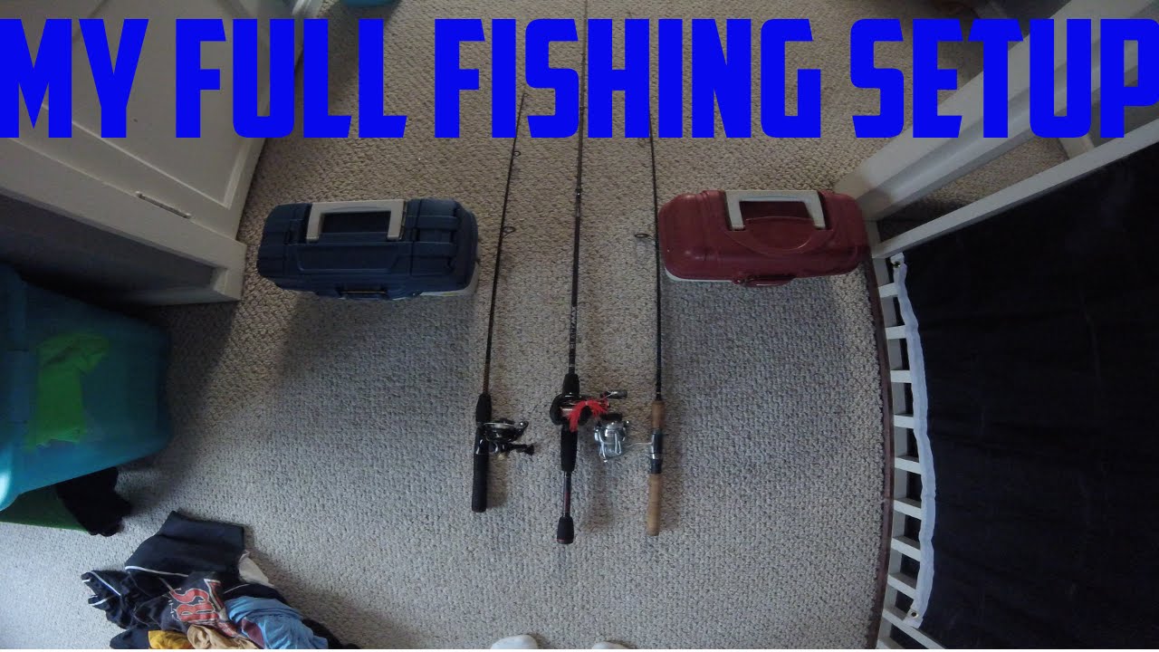 My Entire Fishing Setup! - YouTube