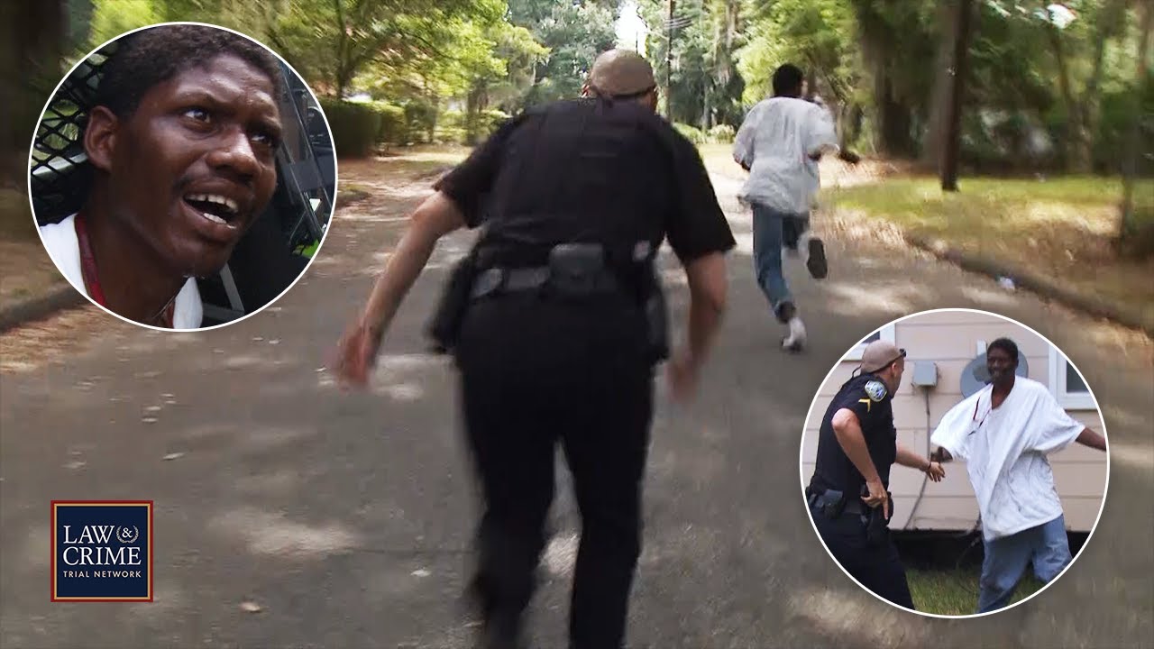 Black Guy Running From Cops