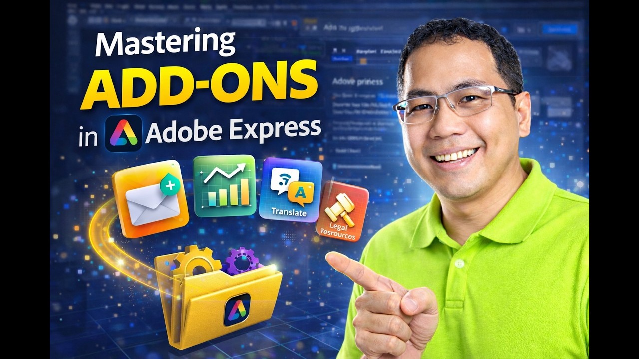 Mastering Adobe Express Add-ons - YouTube