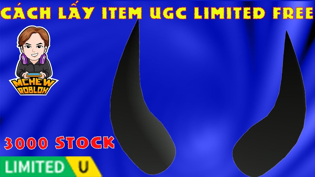(ROBLOX) FREE UGC LIMITED | How to get the MIDNIGHT HORNS in UGC Stand ...