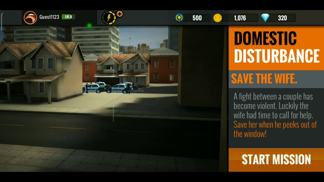 Sniper 3d - Target - HOSTAGE TAKER Primary Mission Porter Heights Full ...