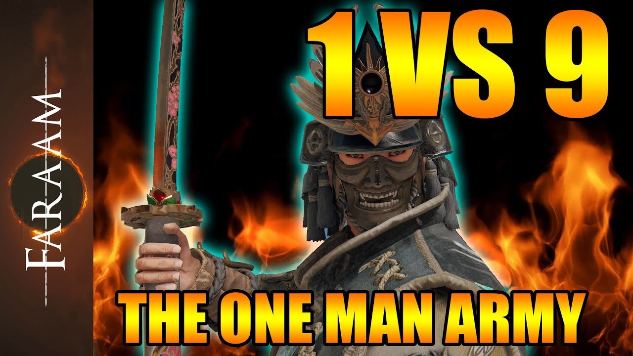 1v9 One man Army - They tried to kill me with🔥🔥 FIRE🔥🔥 [For Honor ...