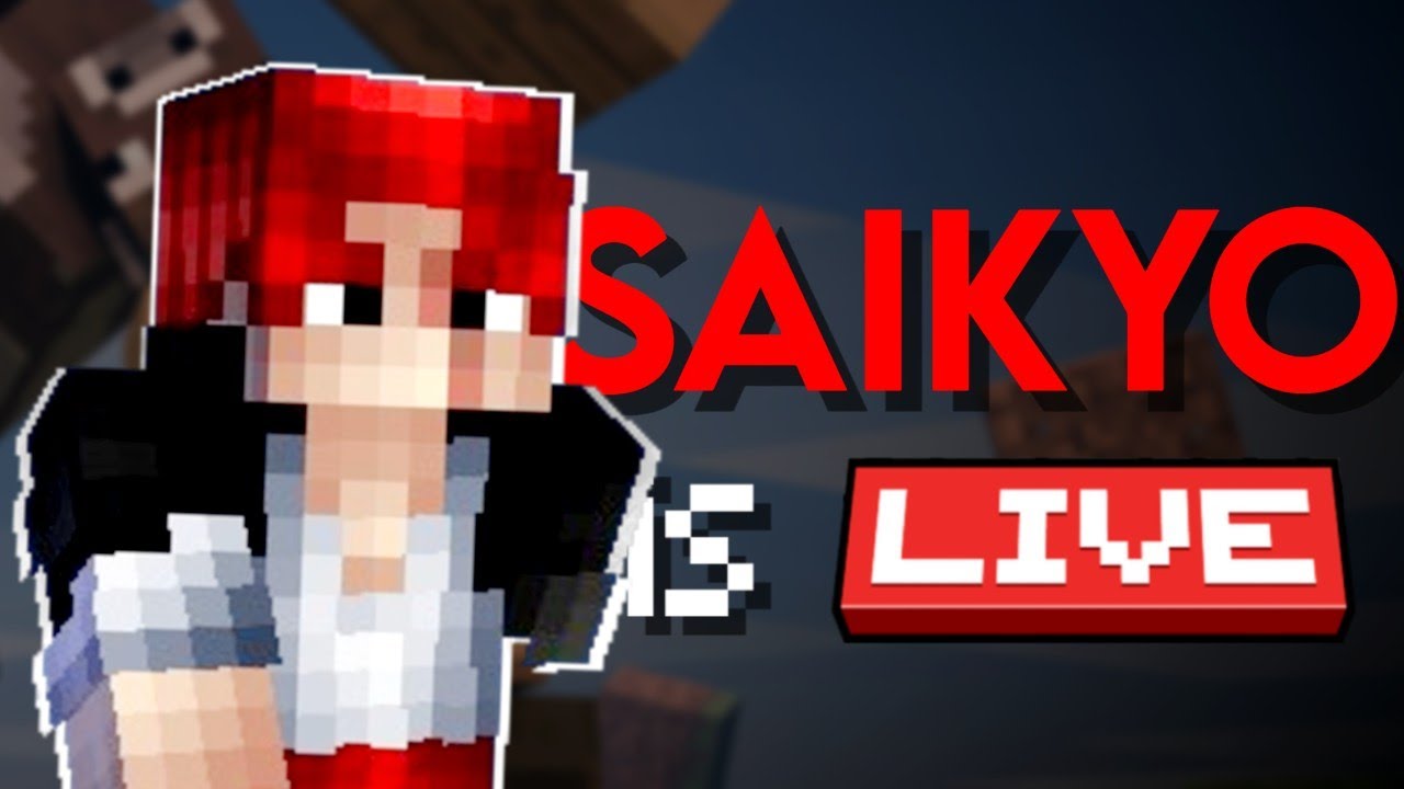 Playing MINECRAFT Again! || Saikyo is LIVE! - YouTube