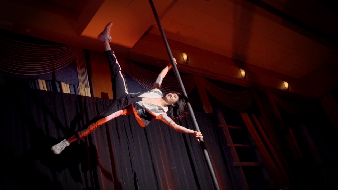 Ryu's Chinese Pole Routine at Orbital Talent's VIP Showcase - YouTube