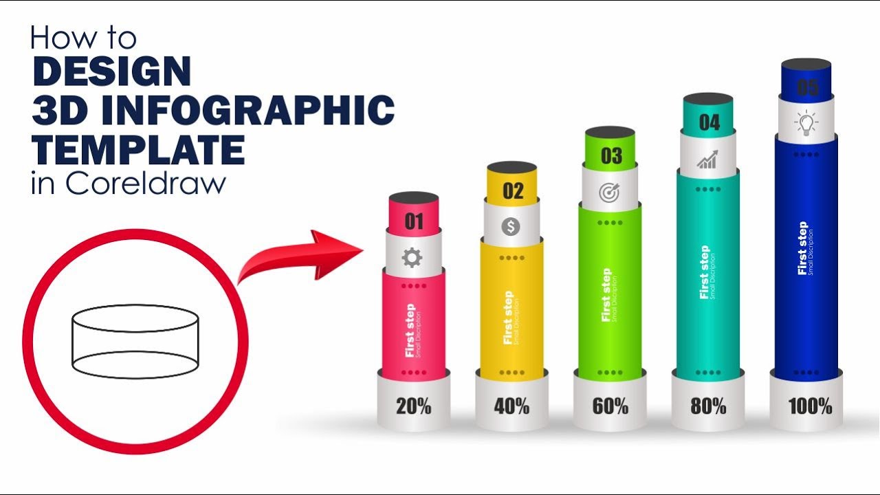 Learn Fantastic 3D Infographic Template - Advance Skills - Coreldraw ...