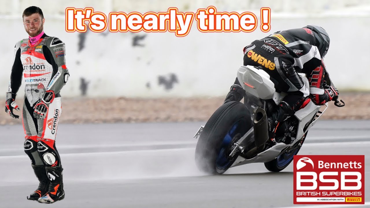 BRITISH SUPERBIKES | MY NEW TEAM HAWK RACING| BSB TESTING AT DONNINGTON ...