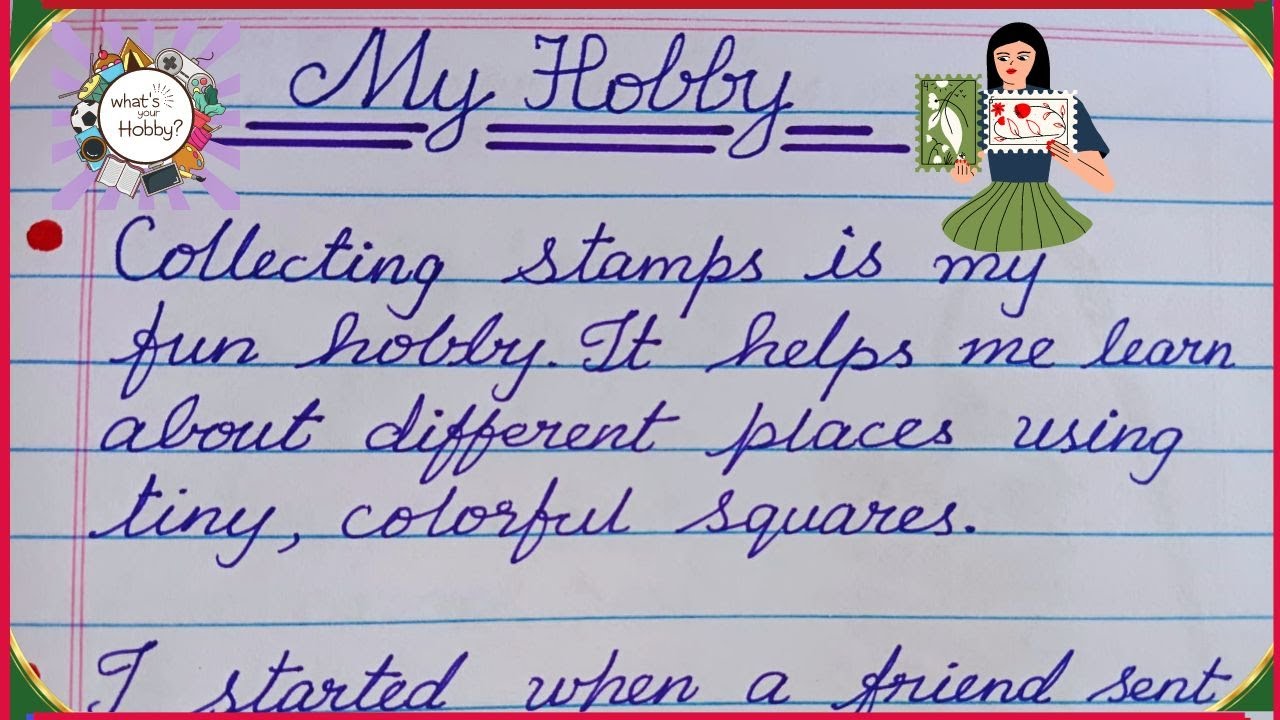 5 Lines Essay on My Hobby | My Hobby Stamp Collecting Essay | Essay ...