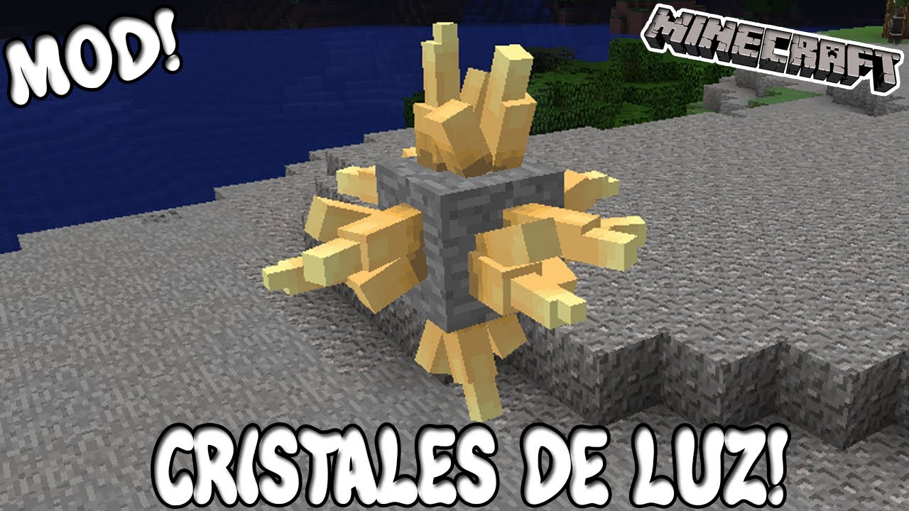 CRISTALES DE LUZ! Minecraft 1.19.2 MOD NO MORE TORCH SPAM! - YouTube