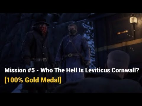 RDR2 - Mission #5 - Who The Hell Is Leviticus Cornwall? [100% Gold ...