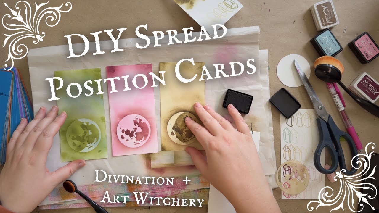 DIY Spread Cards for Creating Your Own Tarot Spreads | Art Witchery ...