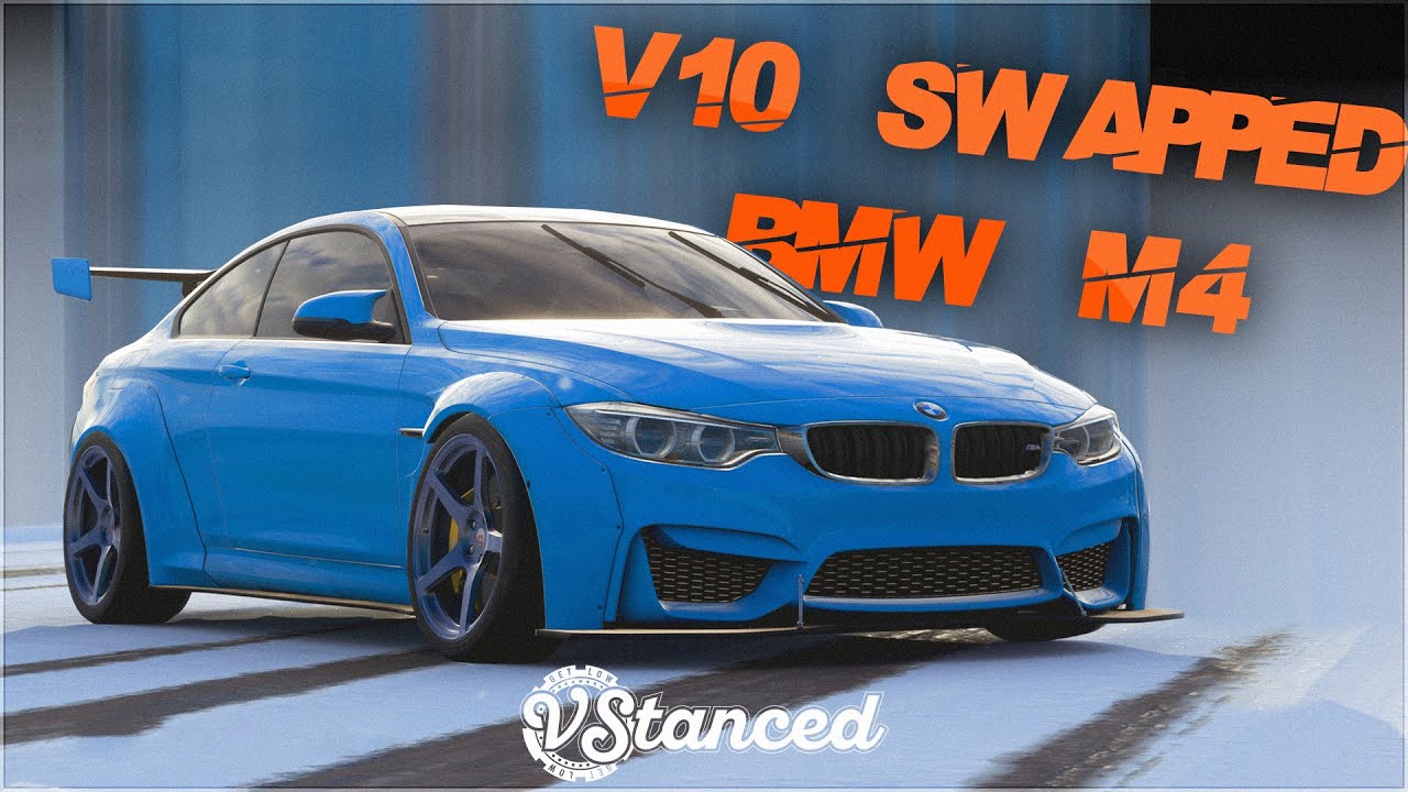 FH4 V10 Swapped BMW M4 | BUILD & DRIVE - YouTube