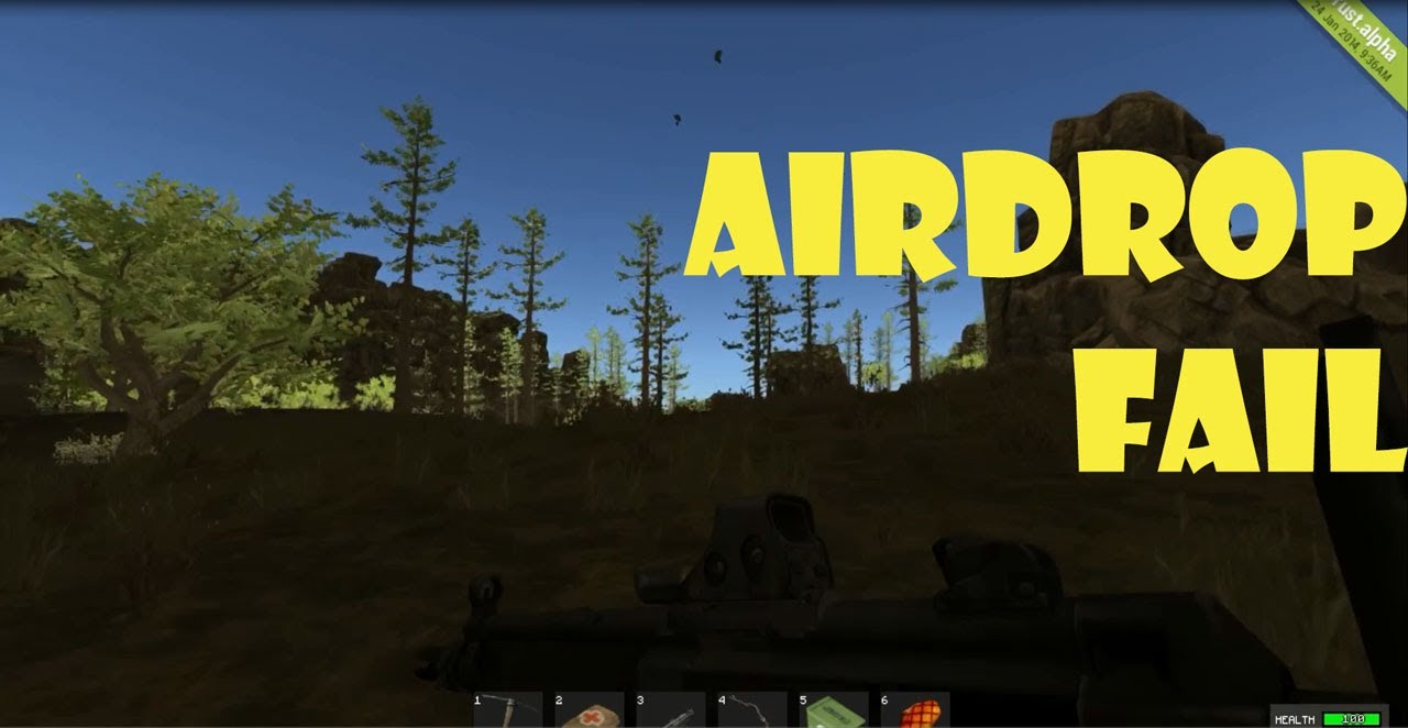 Air-Drop Fail! - Surviving Rust Part 1 - YouTube
