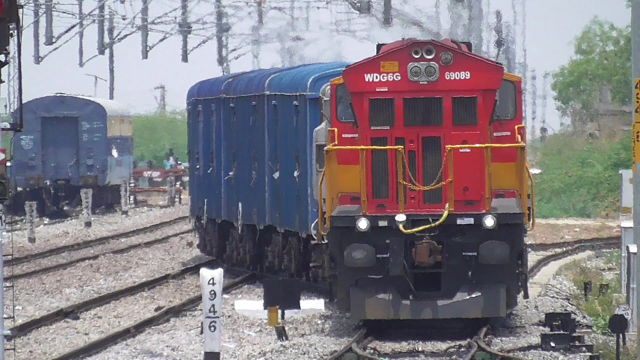 LONG HOOD WDG 6G | Coolies Reserving WAGONS | WDG 6G in LHF mode Indian ...