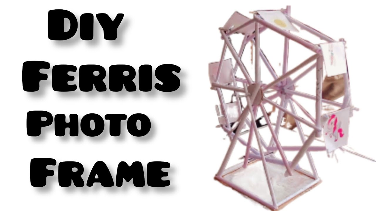 easy ferris wheel photo frame 🖼️ tutorial||easy diy photo frame||😍 easy ...