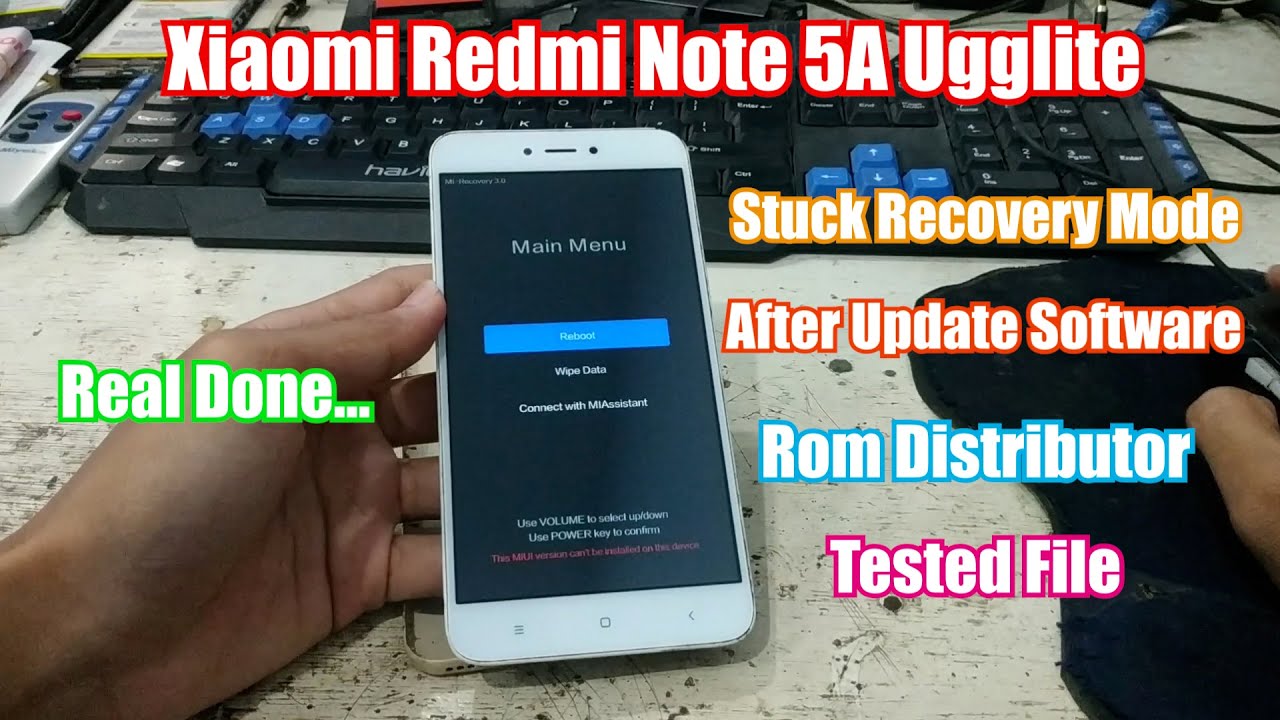 Flash Xiaomi Note 5A Ugglite Mentok Di Recovery Mode | Fix Recovery ...