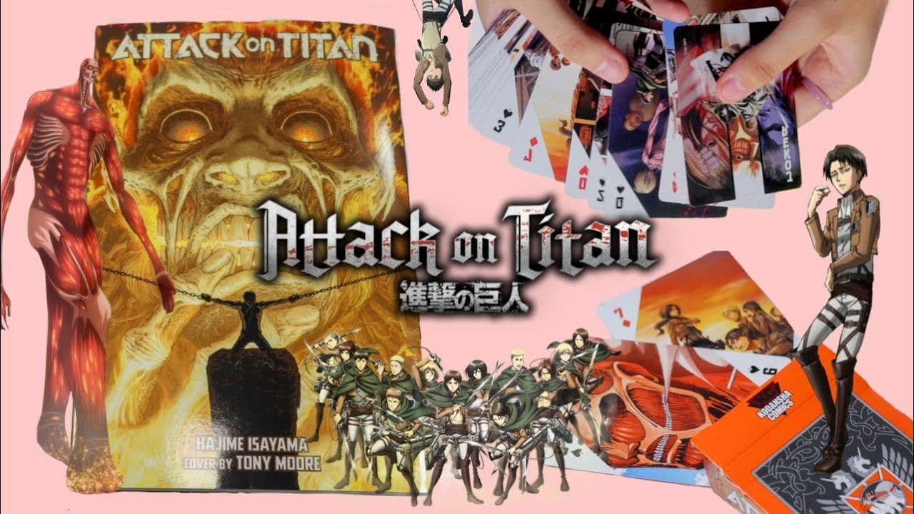 Attack on Titan Vol.16 Manga Special edition 🎈🃏 - YouTube