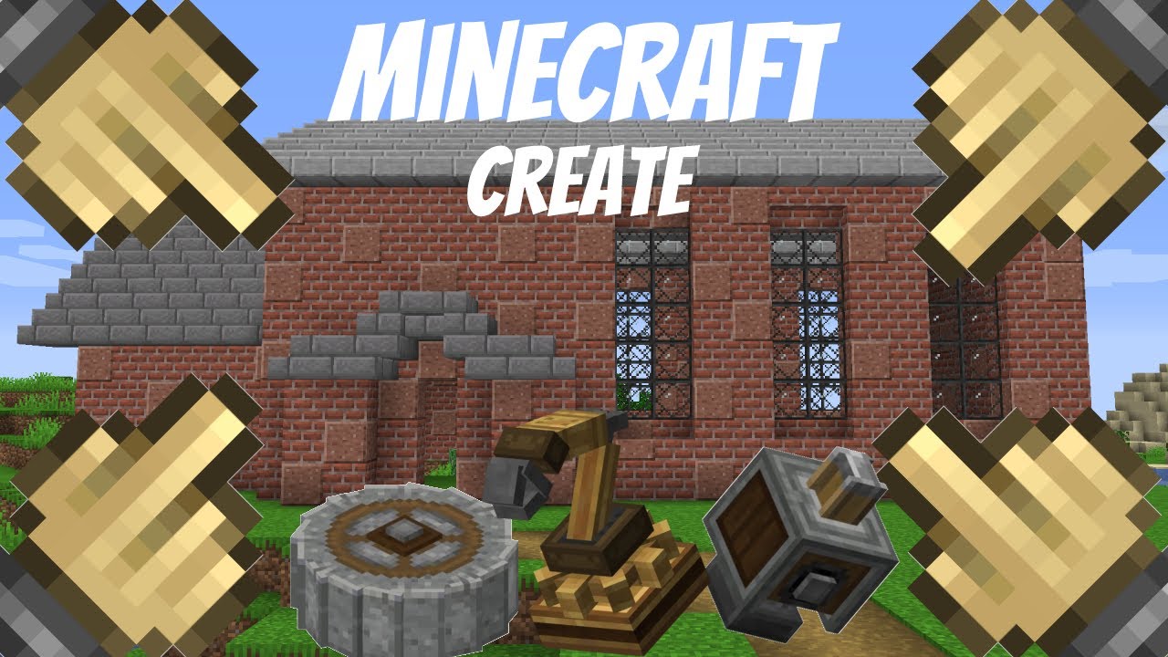 Minecraft building a factory - Create Mod - YouTube