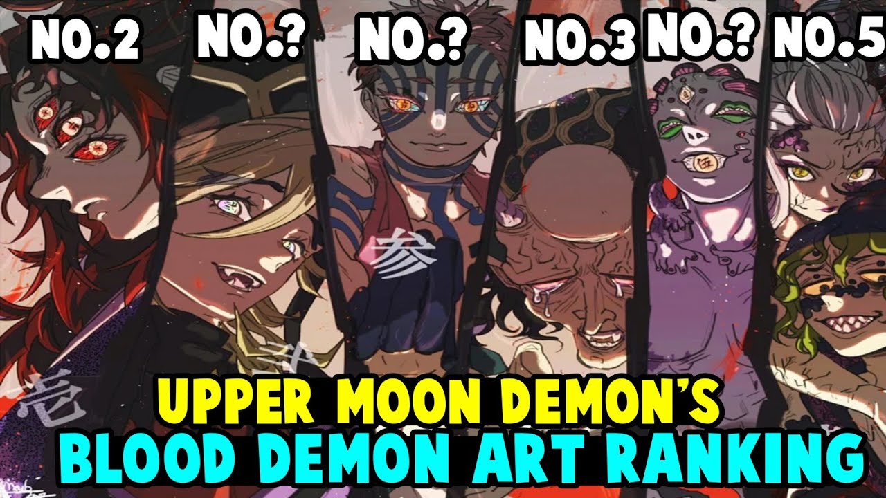 Blood Demon Art Ranking ।। Upper moon Demon's 🤔🤔 ।।(in Hindi) - YouTube