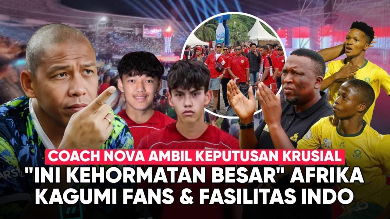 SEGILA itu Turnamen Disini: Afrika Selatan Baru Sadar Atmosfernya, Nova Kasih Kejutan! Timnas ...