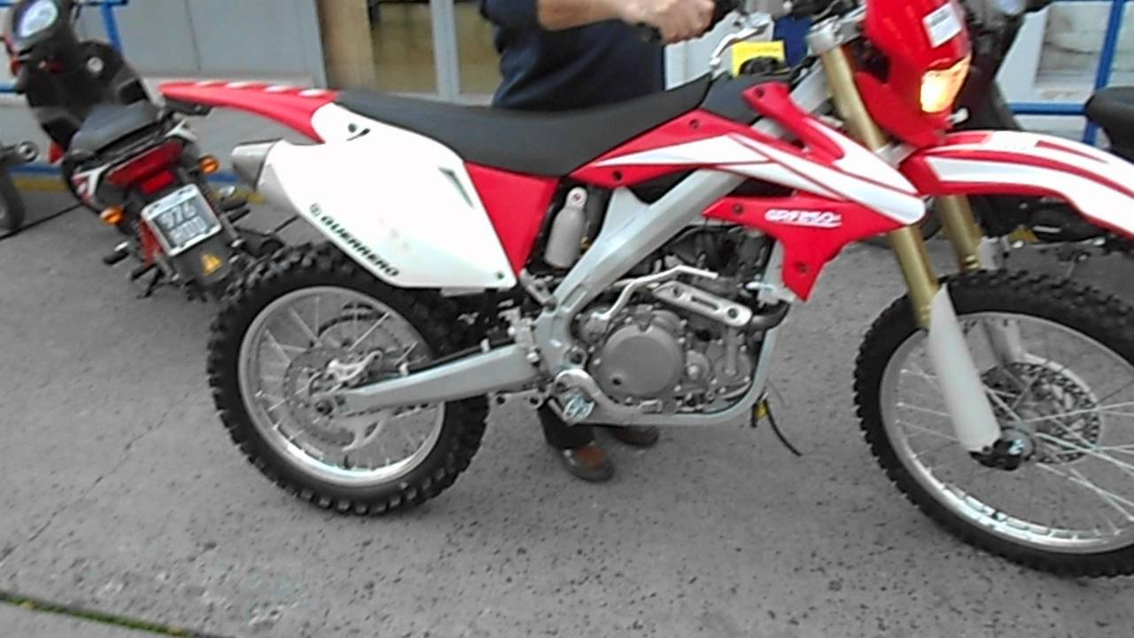 Guerrero GRF250X acelerando y al corte. - YouTube