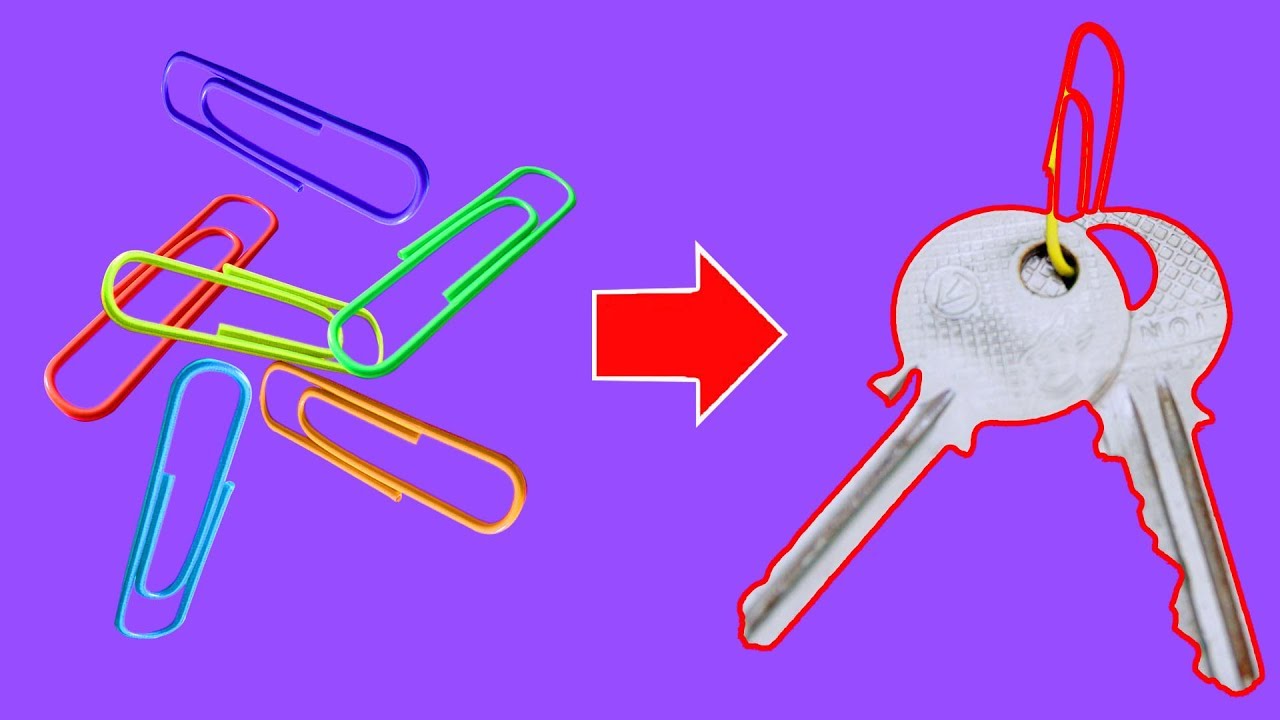 6 Best Life Hacks with Paper Clip will change your life forever | 1 ...