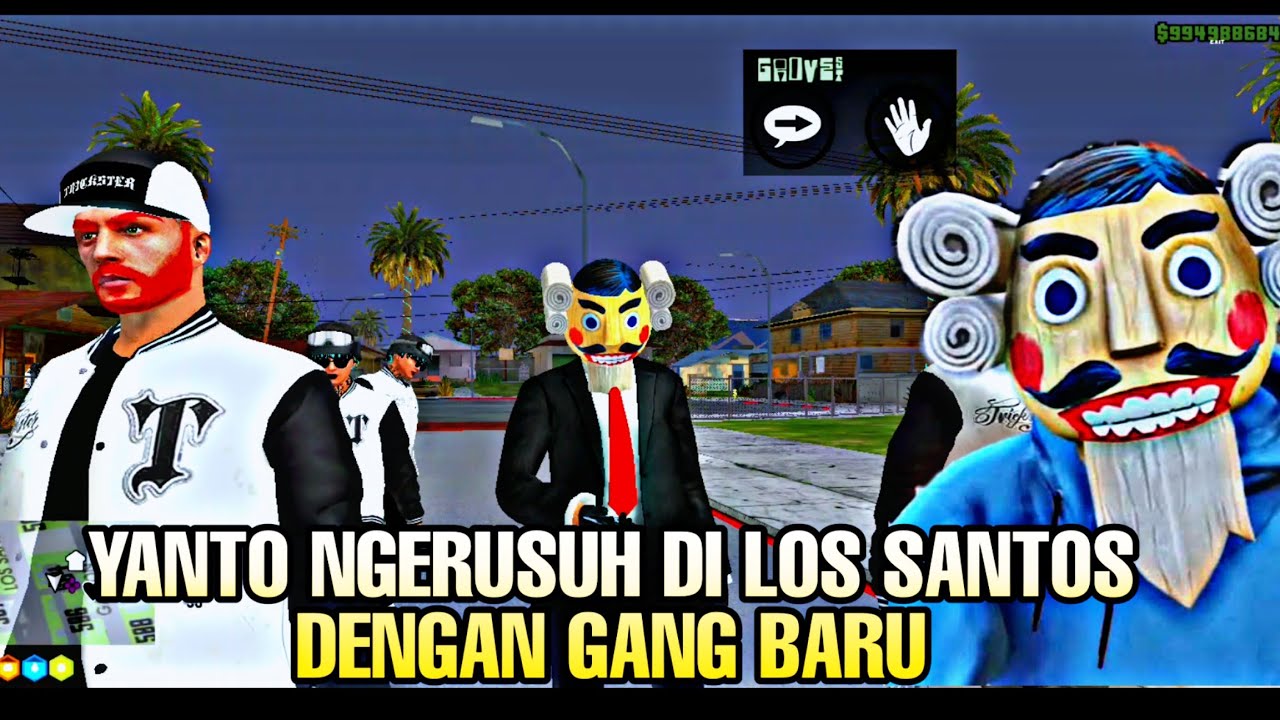 YANTO NGERUSUH DI LOS SANTOS DENGAN GANG NYA - YouTube