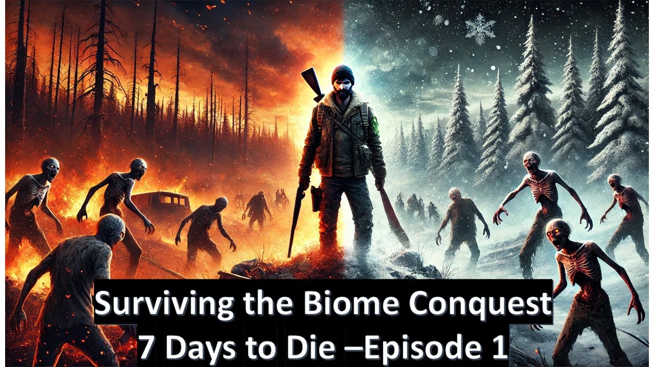 "Surviving the Biome Conquest LIVE: 7 Days to Die - Every Biome, Every Horde!" - Episode 1 - YouTube