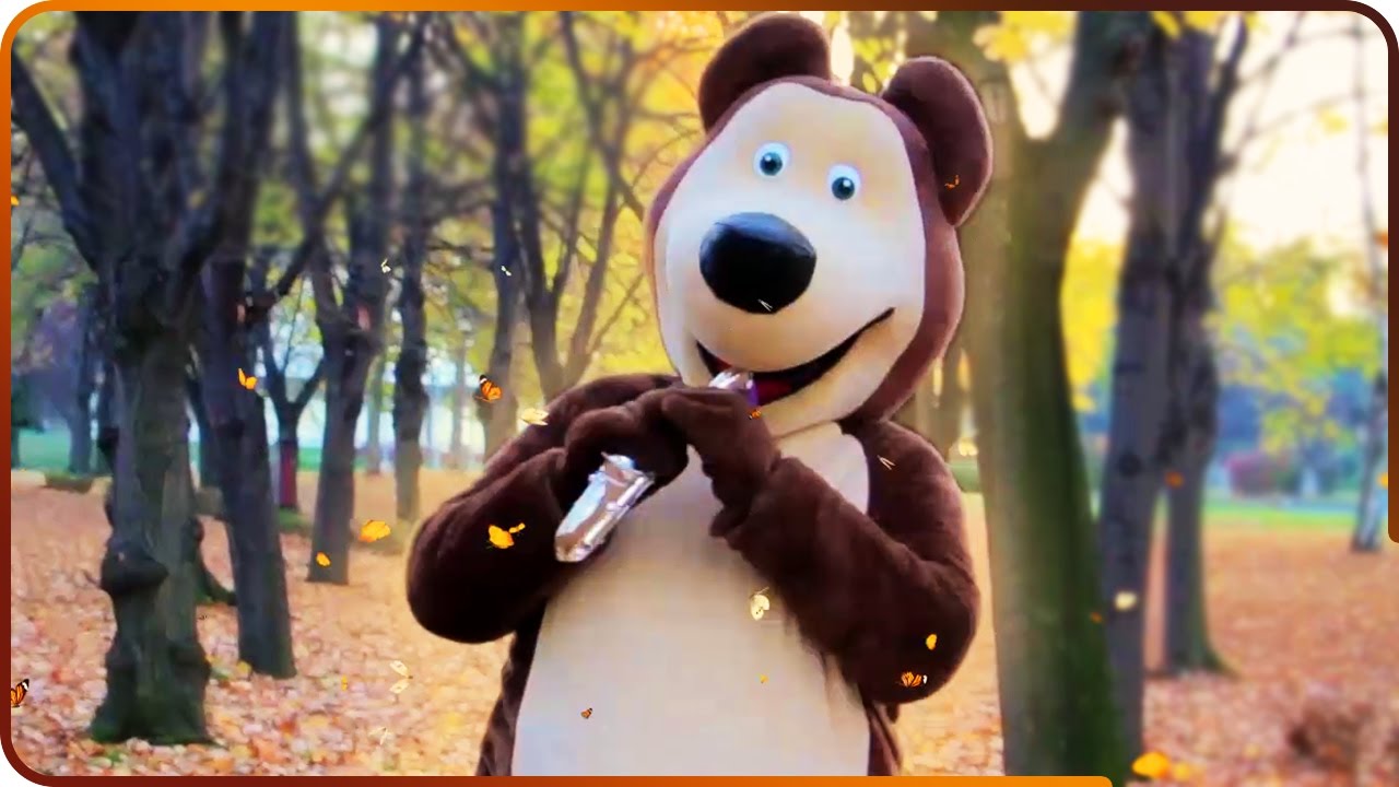 ♥ Masha and the Bear - BEAR Adventures IN REAL LIFE & CARTOONS - YouTube