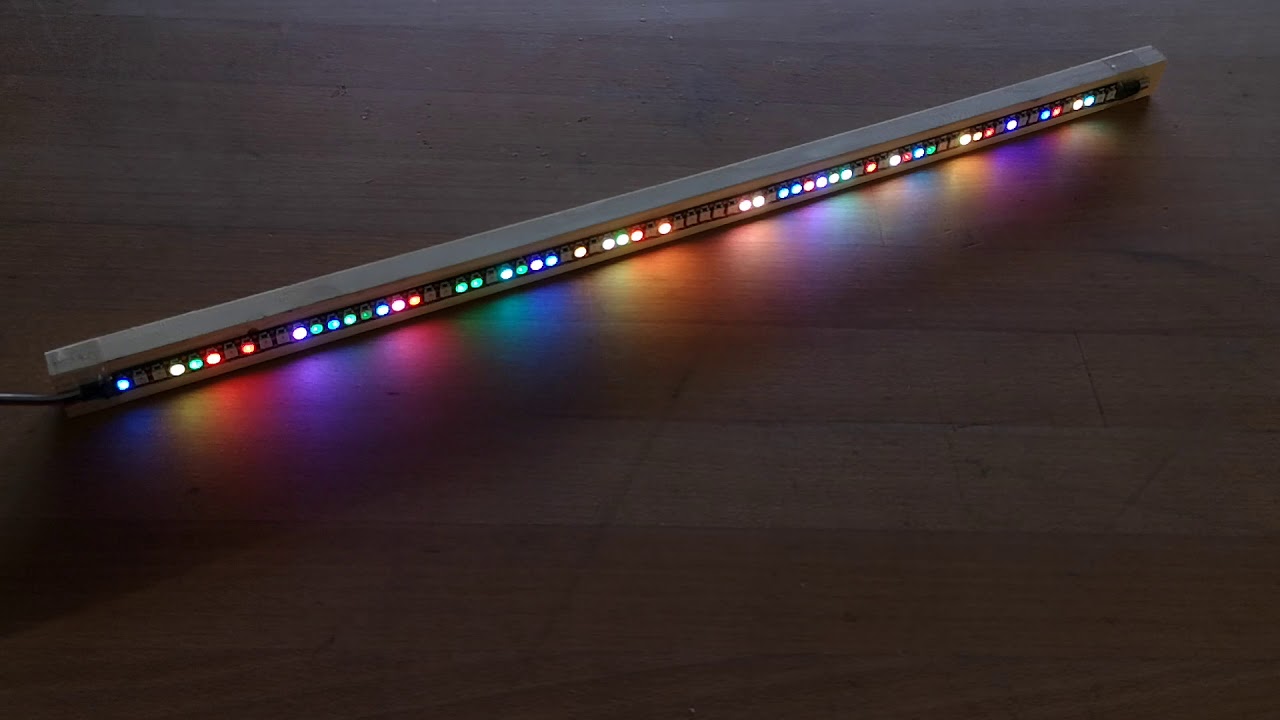 Neopixel sparkling stars - YouTube