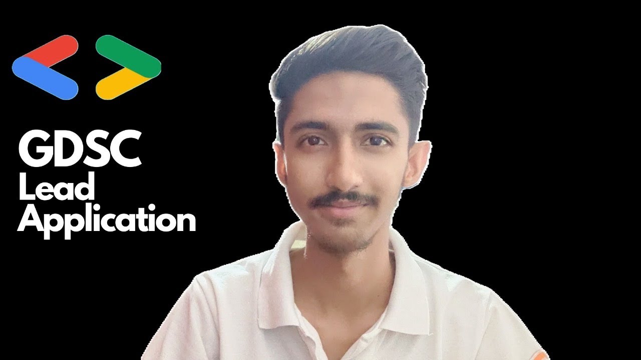 GDSC Lead Application 2024 - YouTube