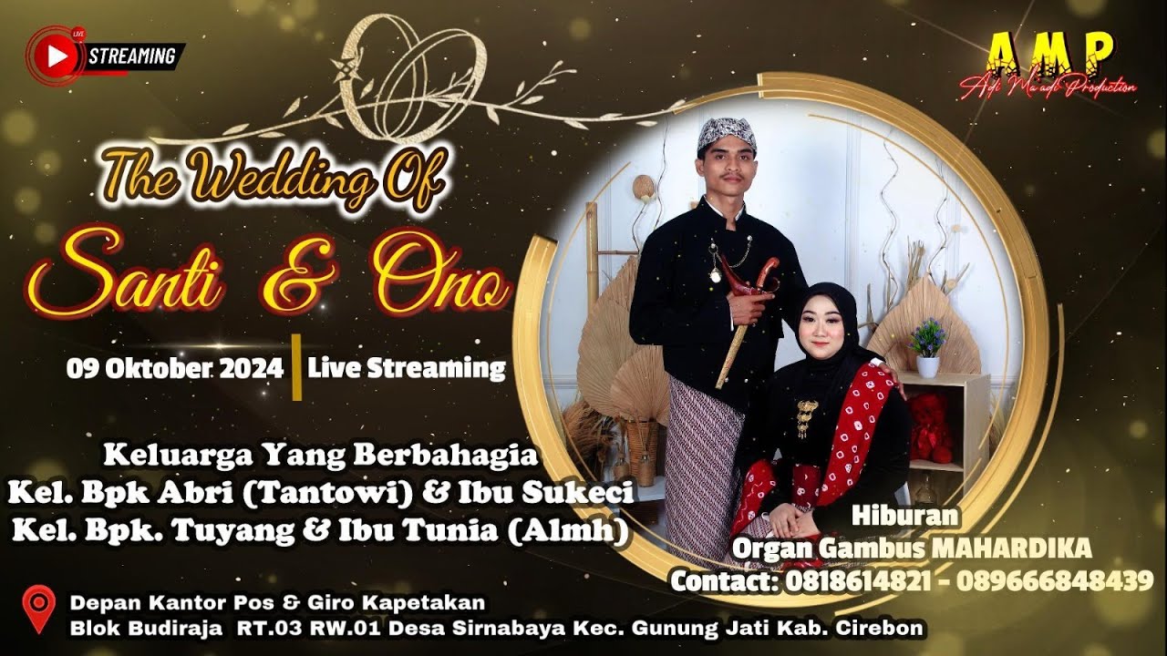 The Wedding off Santiyani ( Santi ) Dengan Apriyano ( Ono ) - YouTube