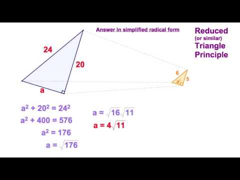 7.1 Reduced Triangle Principle - YouTube