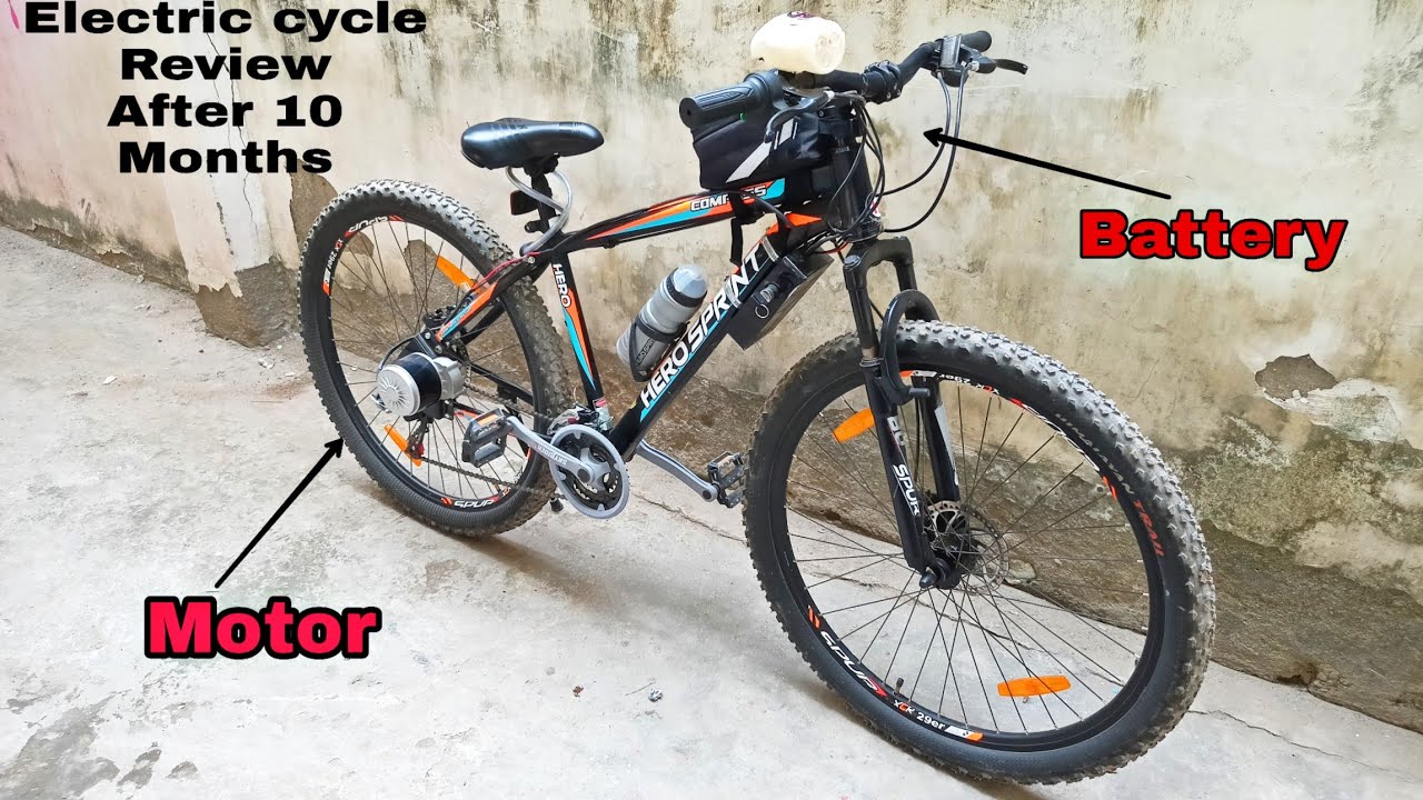 Electric cycle Review After 10 Months Use. Pmdc Motor cycle kit Review ...