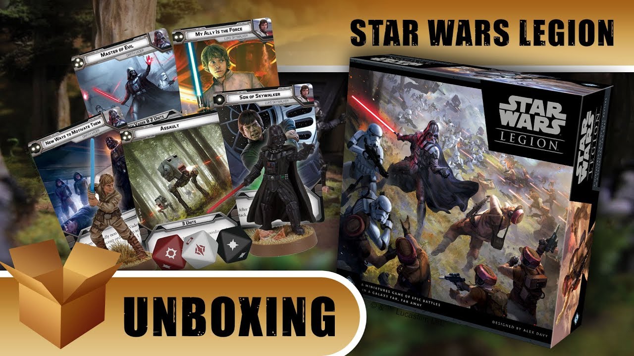 Unboxing: Star Wars Legion Core Box Set - YouTube