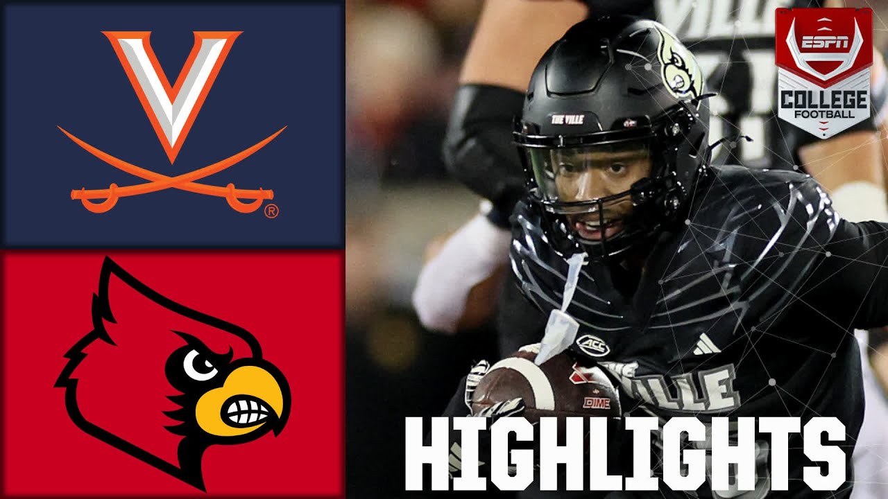 Virginia Cavaliers vs. Louisville Cardinals | Full Game Highlights ...