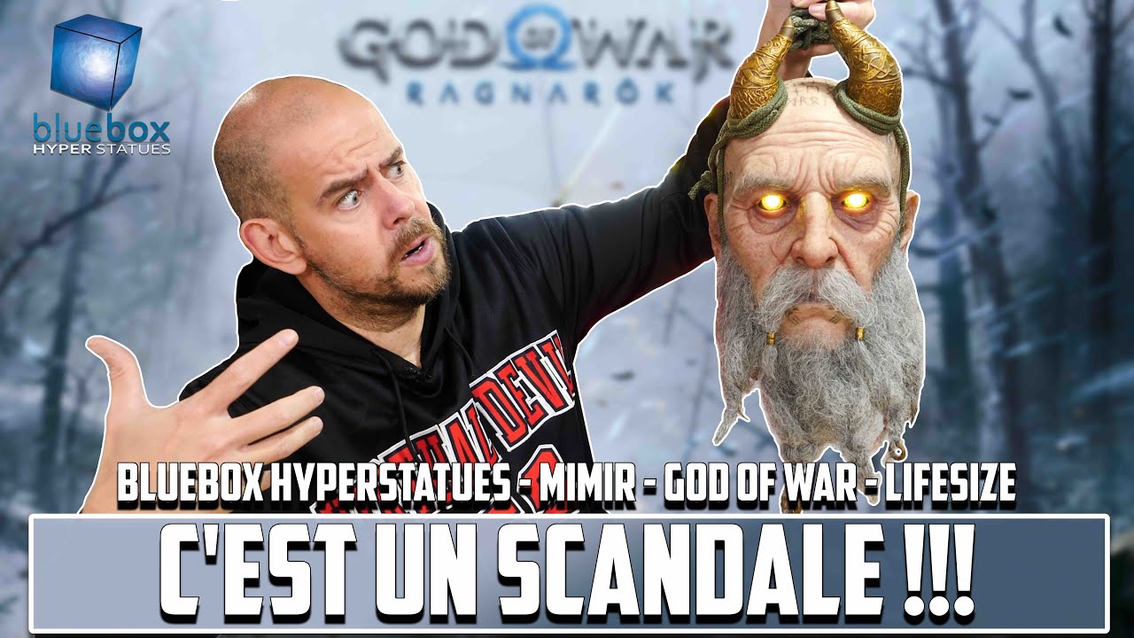 SCANDALEUX !!! MIMIR - BlueBox Hyper Statues - God Of War - LifeSize ...