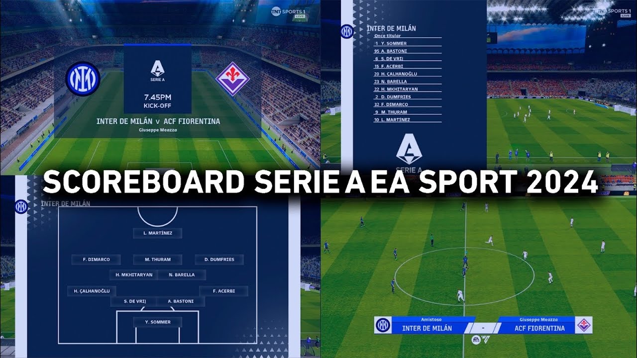 Scoreboard SERIE A EA SPORTS PES 17 by JSN MODS - YouTube