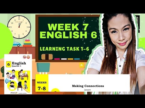 English 6 week 7 Q1 Making Connections learning task 1 - 6 - YouTube