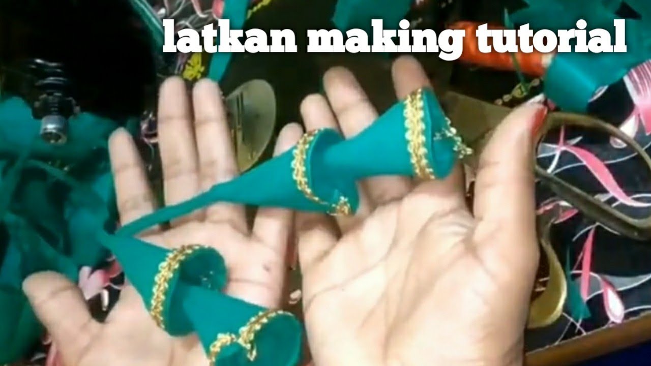easy latkan making tutorial. blouse latkan making tutorial. latkan ...