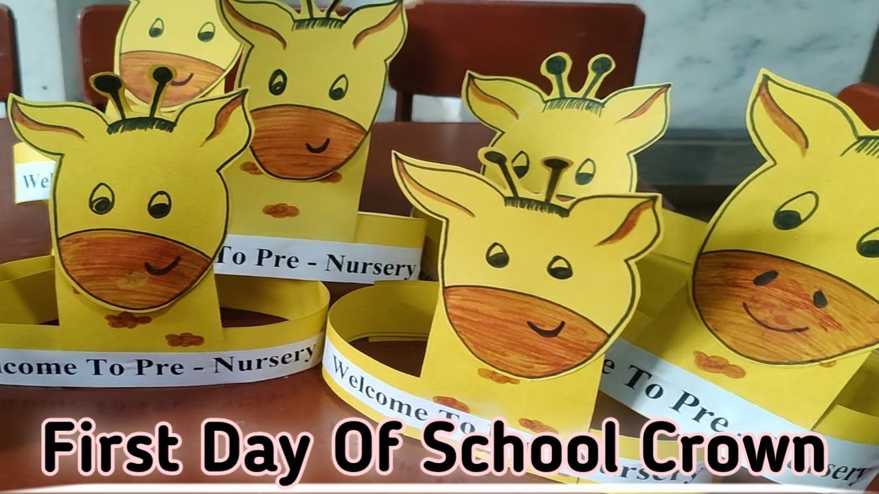 Welcome Crowns for preschool|First Day Of School Craft|Welcome to ...