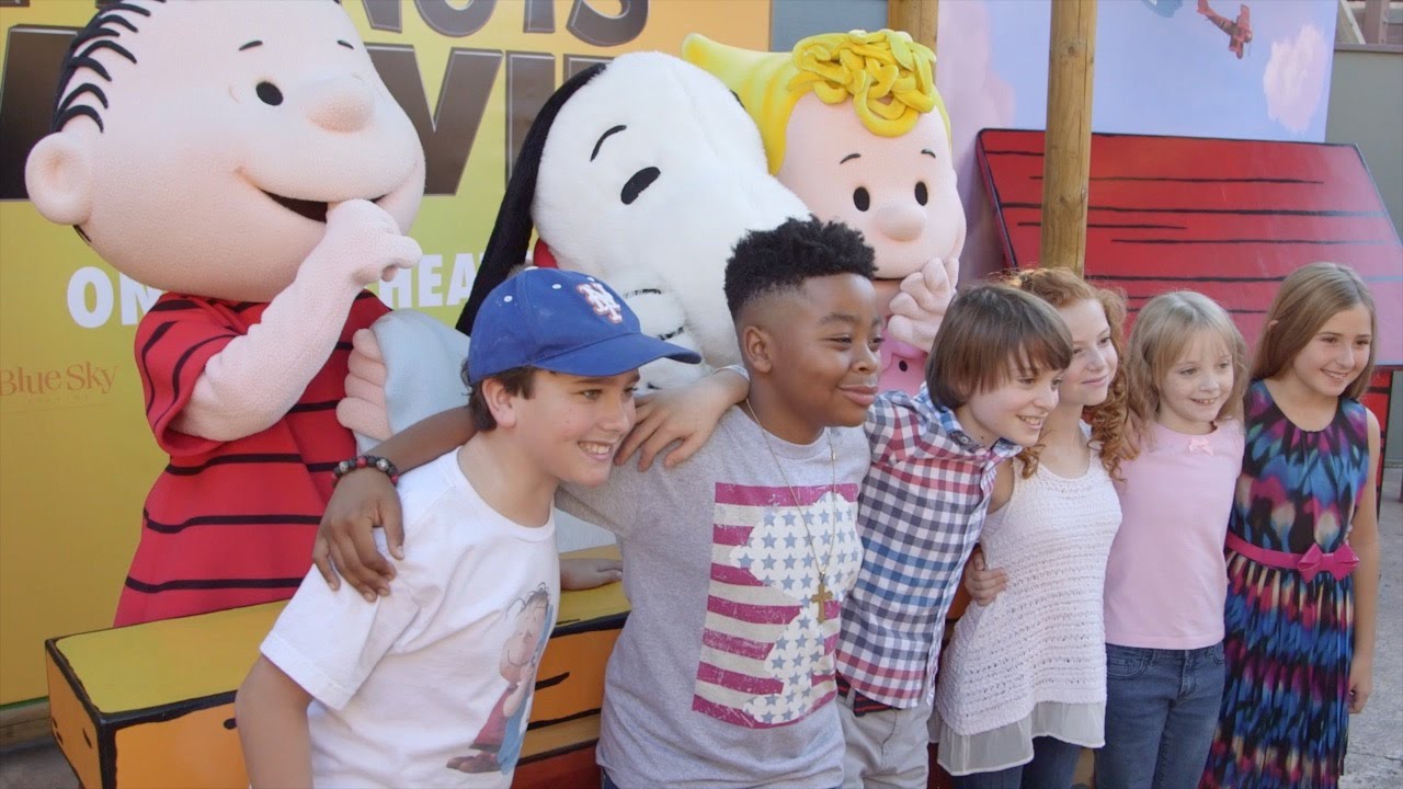 "The Peanuts Movie" Cast with Francesca Capaldi Celebrates Film at ...
