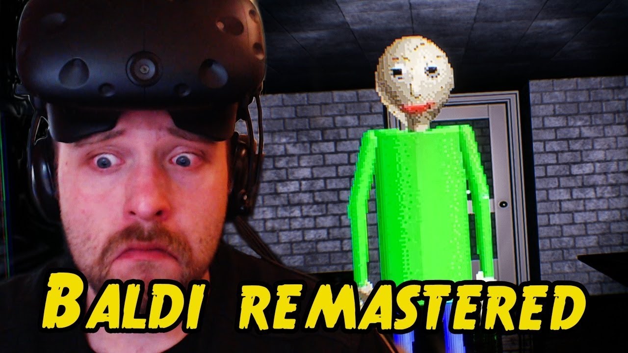 Baldis Basics in VR :O - YouTube