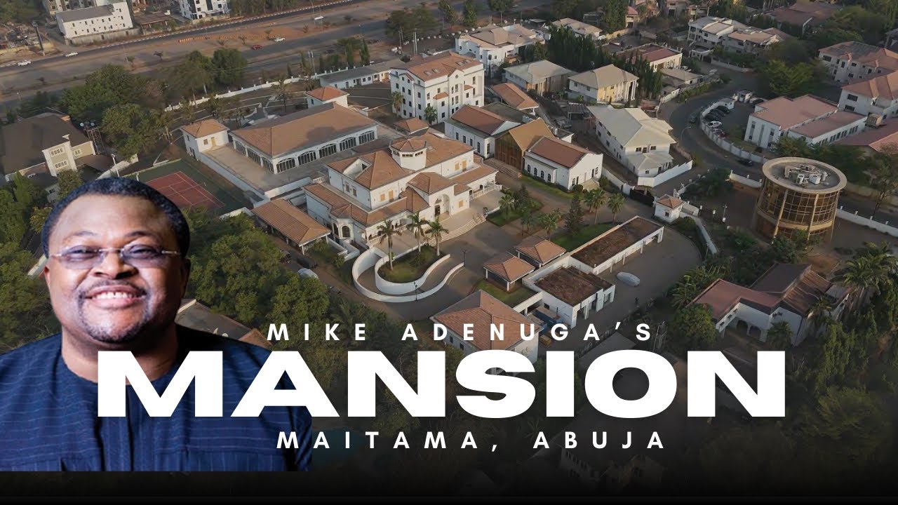 I Discover Mike Adenuga's LUXURIOUS Mansion in Minister Hill, Maitama ...