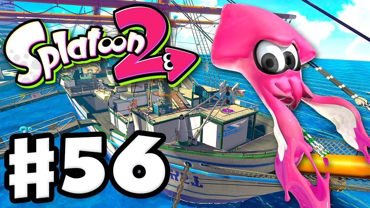 Splatoon 2 - Gameplay Walkthrough Part 56 - NEW MAP! Manta Maria ...
