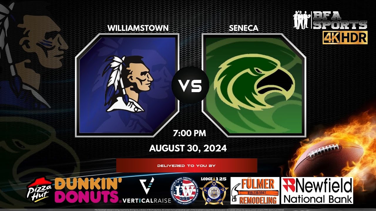 SENECA GOLDEN EAGLES VS WILLIAMSTOWN BRAVES FOOTBALL - FRI AUG 30TH ...