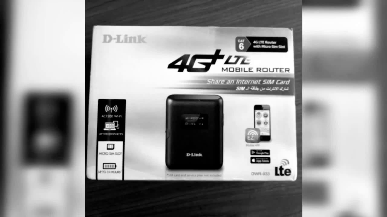 D-Link DWR 933 4G/LTE Mobile router Unboxing |DWR932 C M||Mobile ...