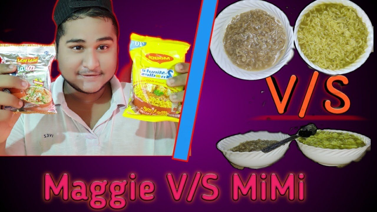 Mimi noodles V/s maggi noodles | | packet noodles | | epic battle 🔥🔥🔥 ...