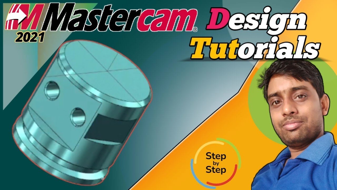 Mastercam Cad Tutorials I Designing The part #mastercam # ...